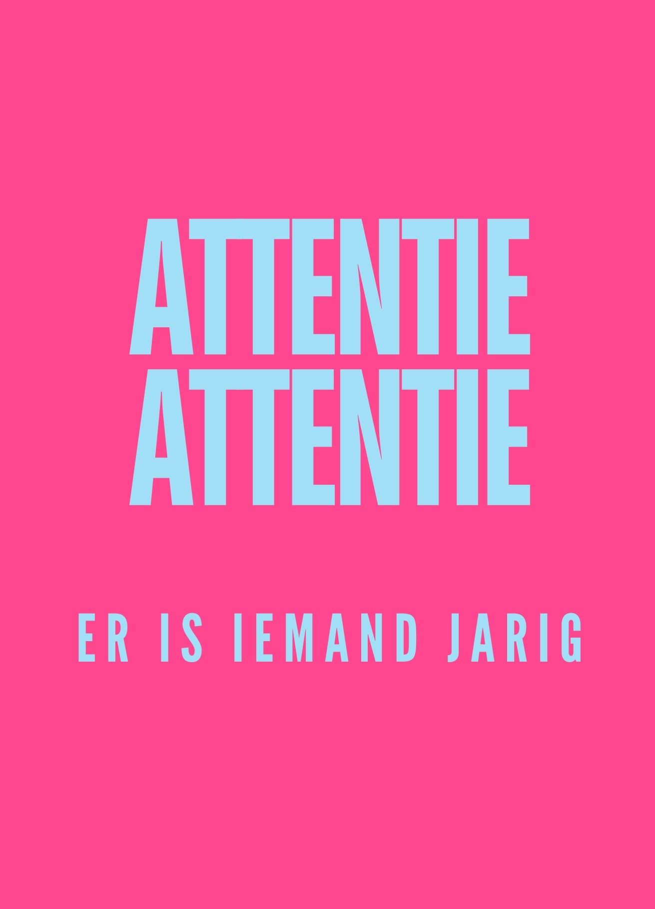 Kaart - Er is iemand jarig – Troelaas